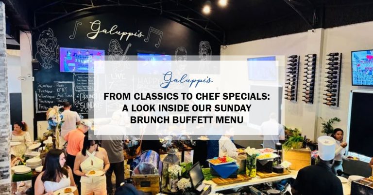 Enjoy Sunday Brunch or Sunday Lunch Specials At Galuppi's