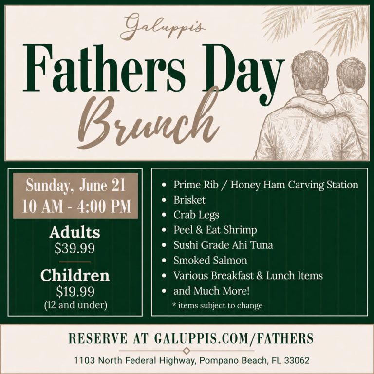 Father's Day Brunch Buffet | Galuppis